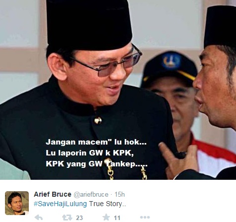 #SAVEHAJILULUNG : Ini Kumpulan Meme Lucu Haji Lulung - Espos.id
