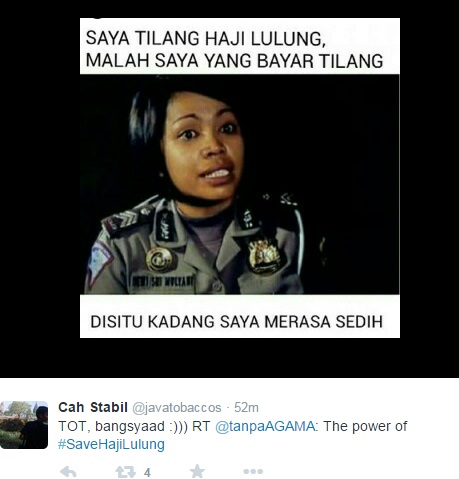 #SAVEHAJILULUNG : Ini Kumpulan Meme Lucu Haji Lulung - Espos.id