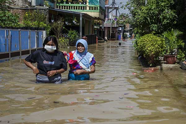 Tiga Kecamatan di Bandung Selatan Terendam Banjir Luapan Sungai Citarum - Espos.id