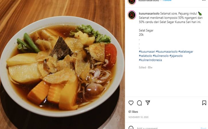 6 Rekomendasi Warung Selat Solo di Solo, Ada yang Buka Puluhan Tahun ...