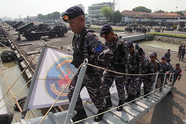 TNI AL Gelar Pasukan Pengamanan KTT G20, Kerahkan 12 KRI & 3.000 Prajurit - Espos.id