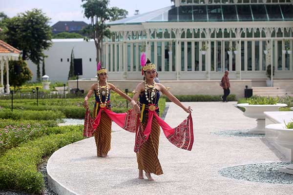 Momen Peresmian Taman Pracima Pura Mangkunegaran, Destinasi Wisata Baru di Solo - Espos.id