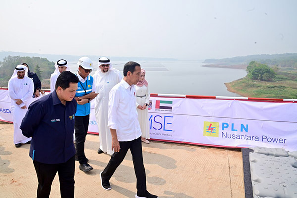 Jokowi Resmikan PLTS Terapung Cirata Terbesar di Asia Tenggara - Espos.id
