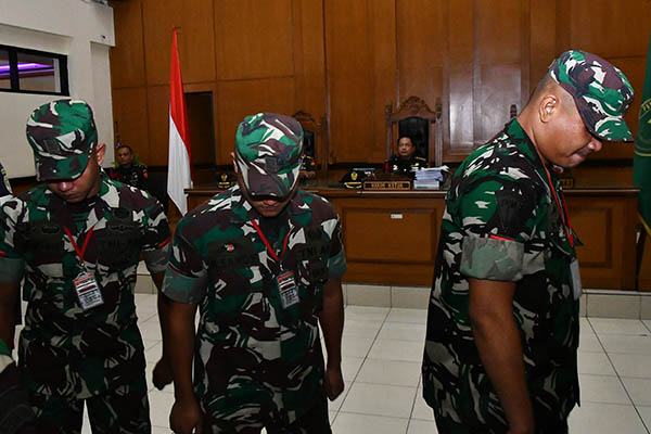 3 Oknum Anggota TNI Divonis Penjara Seumur Hidup Kasus Pembunuhan Berencana - Espos.id